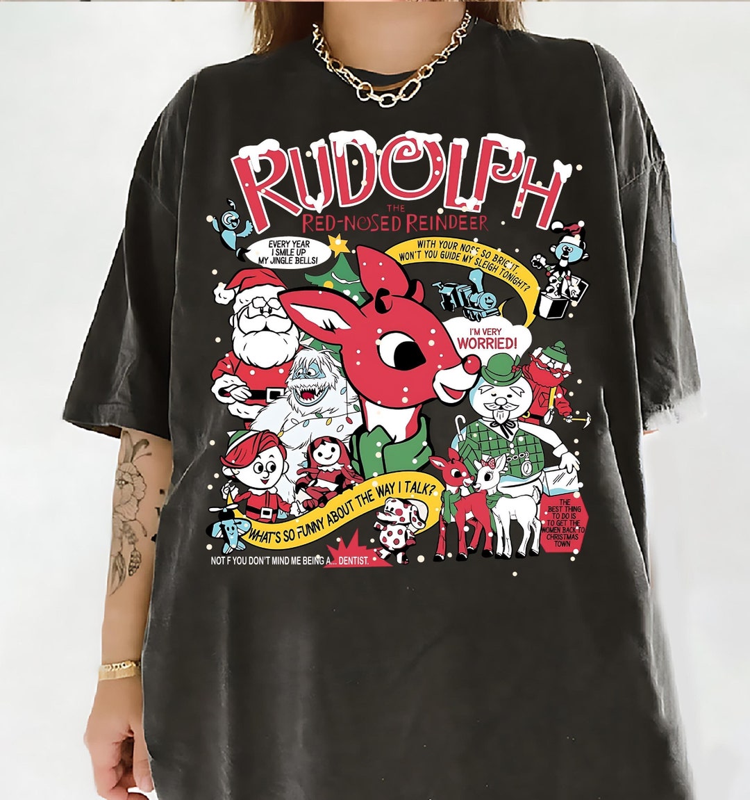 Rudolph the Red Nosed Reindeer Shirt, Rudolph the Red Nosed Reindeer ...