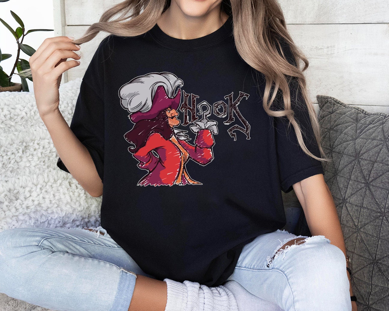 Retro Disney Peter Pan Villains Captain Hook Shirt, Captain Hook ...