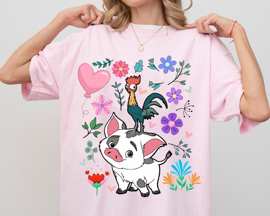 Moana Shirt, Hei Hei and Pua Shirt, Disney Shirt, Disneyland Shirt ...