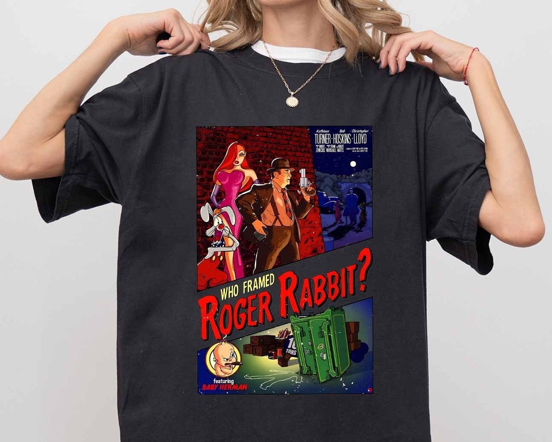 Retro 90s Disney Who Framed Roger Rabbit Jessica and Roger Shirt, Roger ...
