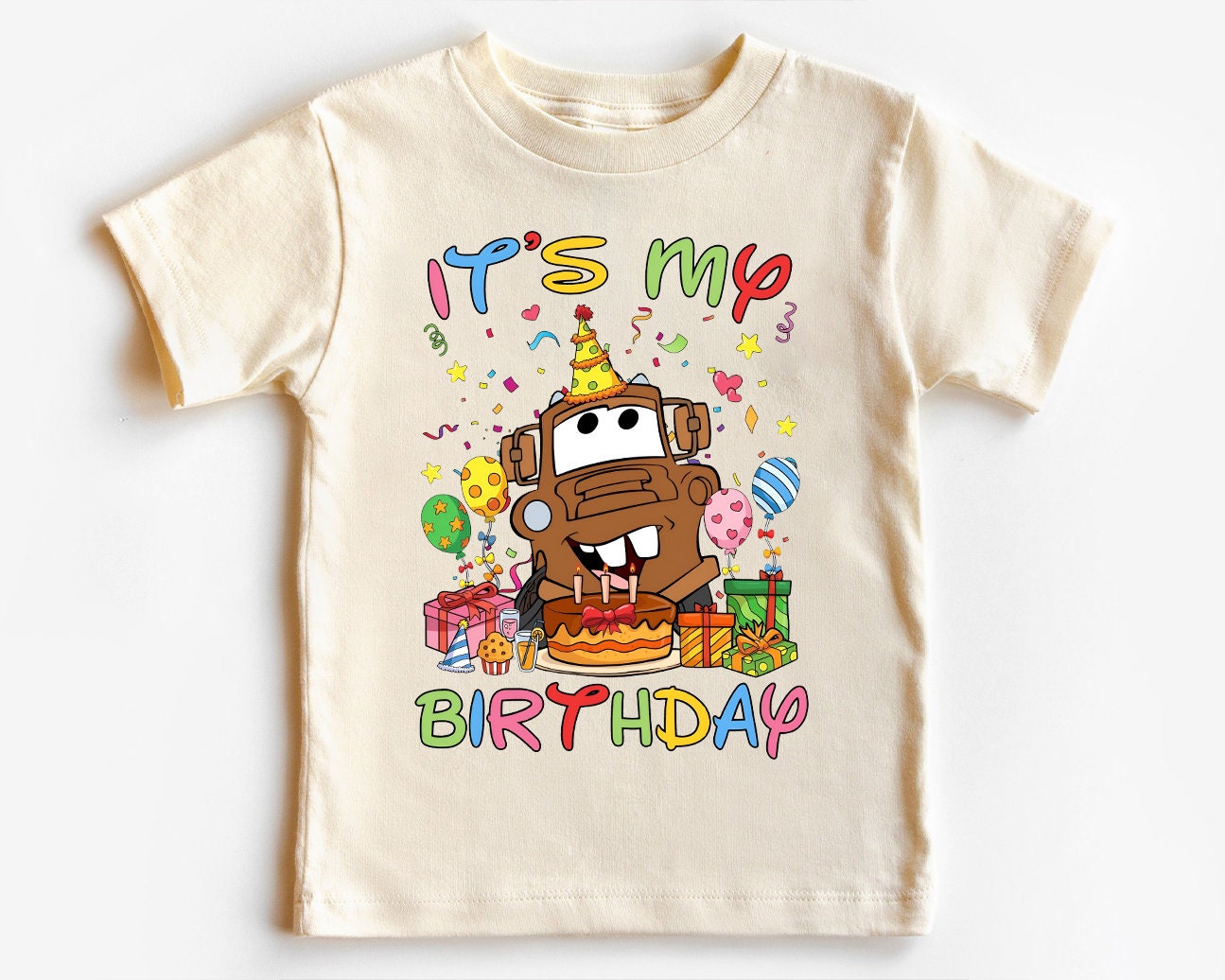Mater It's My Birthday Shirt, Mater Birthday Boy Shirt, Cars Mater ...