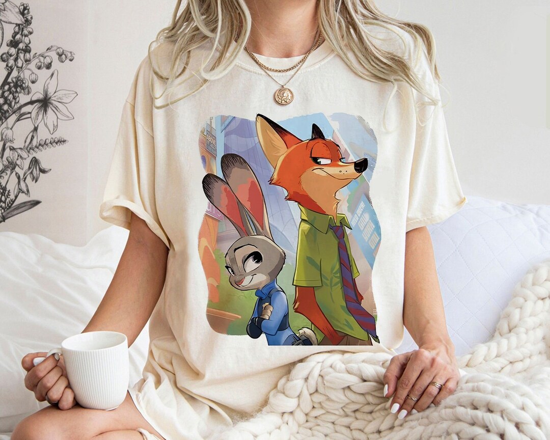 Vintage Couple Zootopia Shirt, Disney World Shirt, Nick Wilde ...