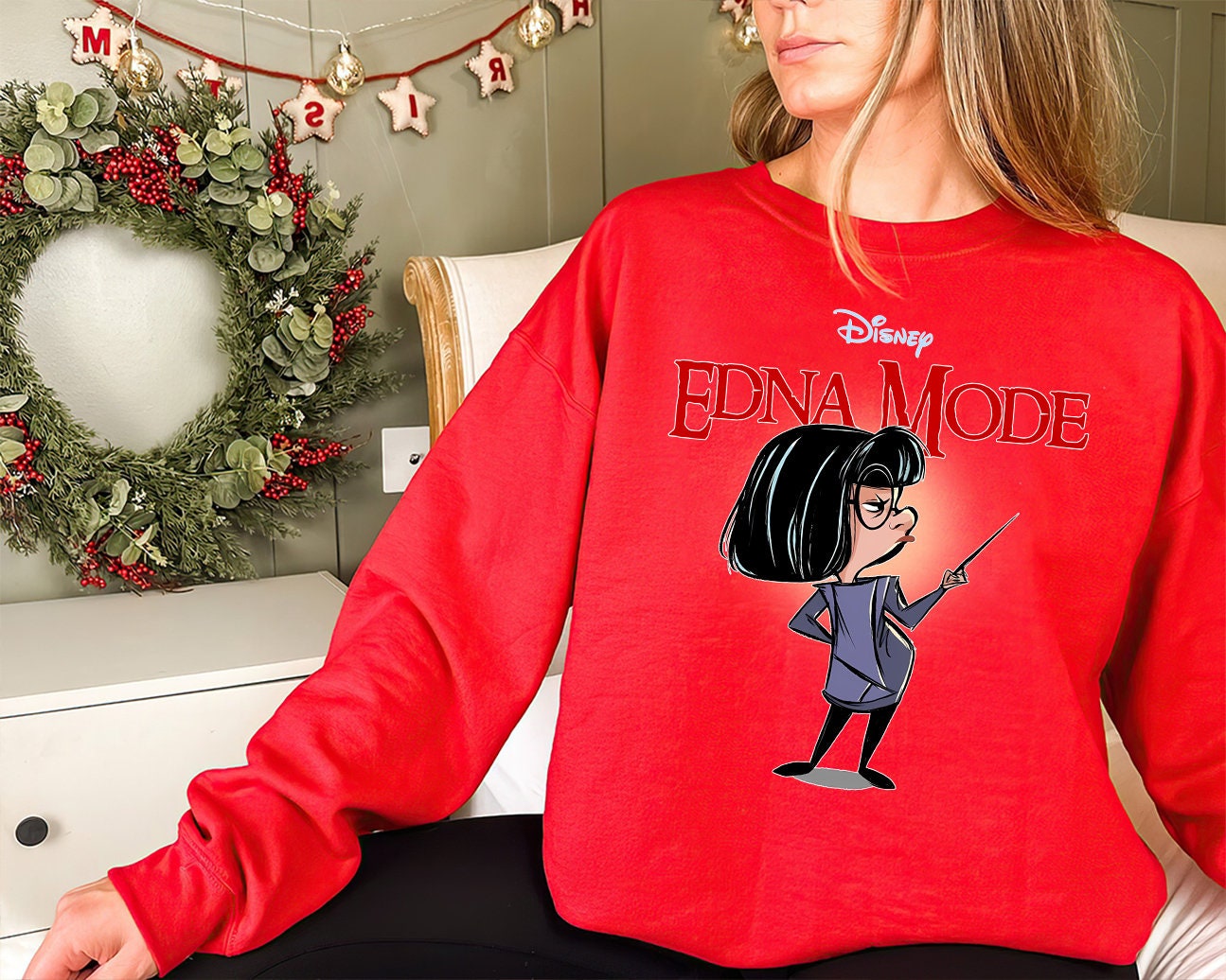 Disney Edna Mode Shirt the Incredibles Sweatshirt Edna Mode - Etsy