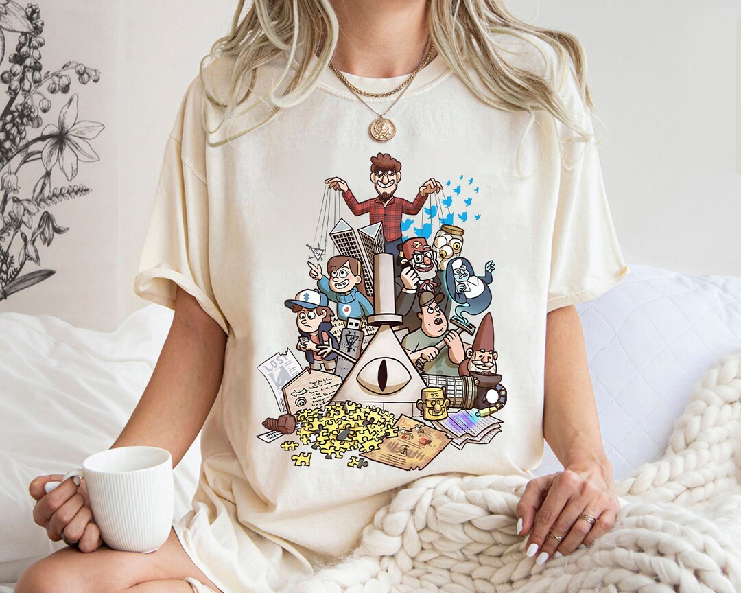 Bill Cipher Gravity Falls Shirt, Gravity Falls Mystery Shirt, Dipper ...