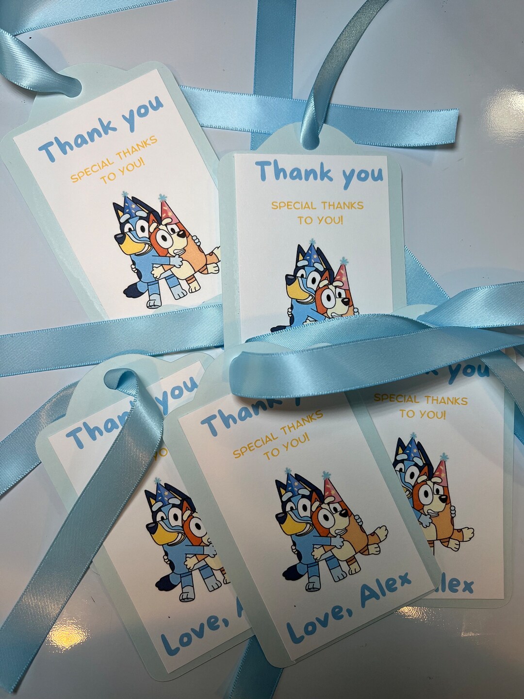 Bluey Favor Tags, Bluey Thank You Tags, Bluey Party Decoration, Bluey ...