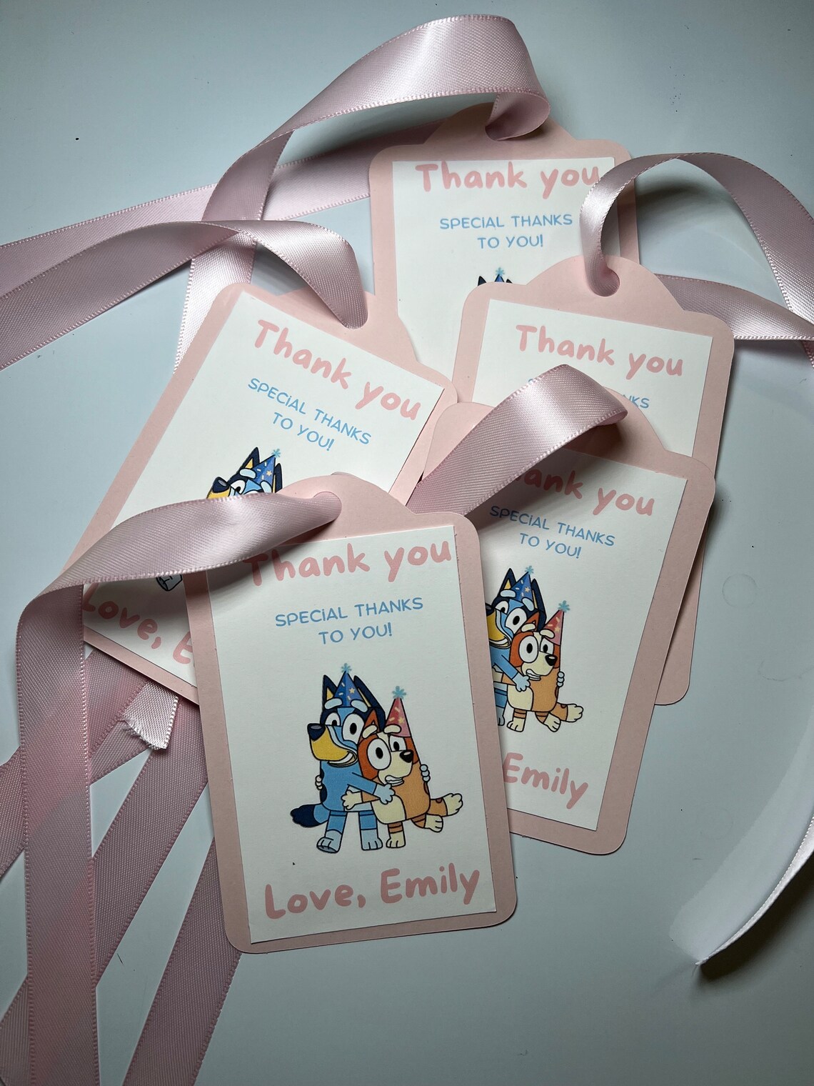 Bluey Favor Tags, Bluey Thank You Tags, Bluey Party Decoration, Bluey ...