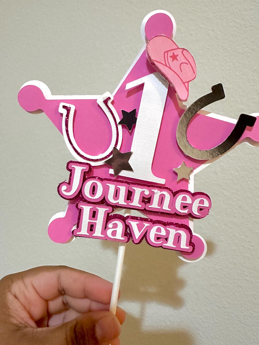 Rodeo Cake Topper, My First Rodeo Cake Topper, Birthday Cake Topper ...