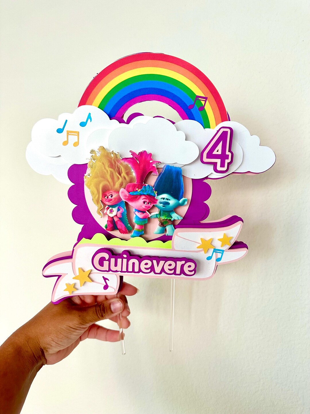 Trolls Cake Topper, Trolls Birthday, Trolls Birthday Party, Trolls ...