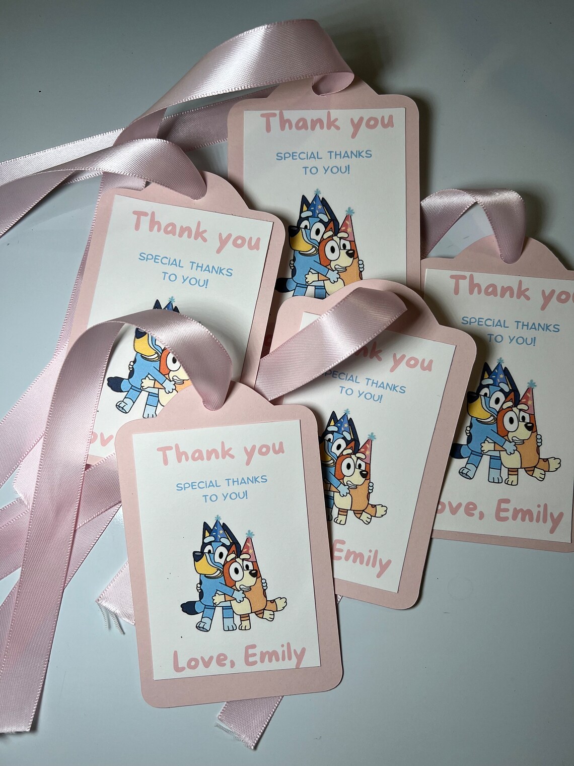 Bluey Favor Tags, Bluey Thank You Tags, Bluey Party Decoration, Bluey ...