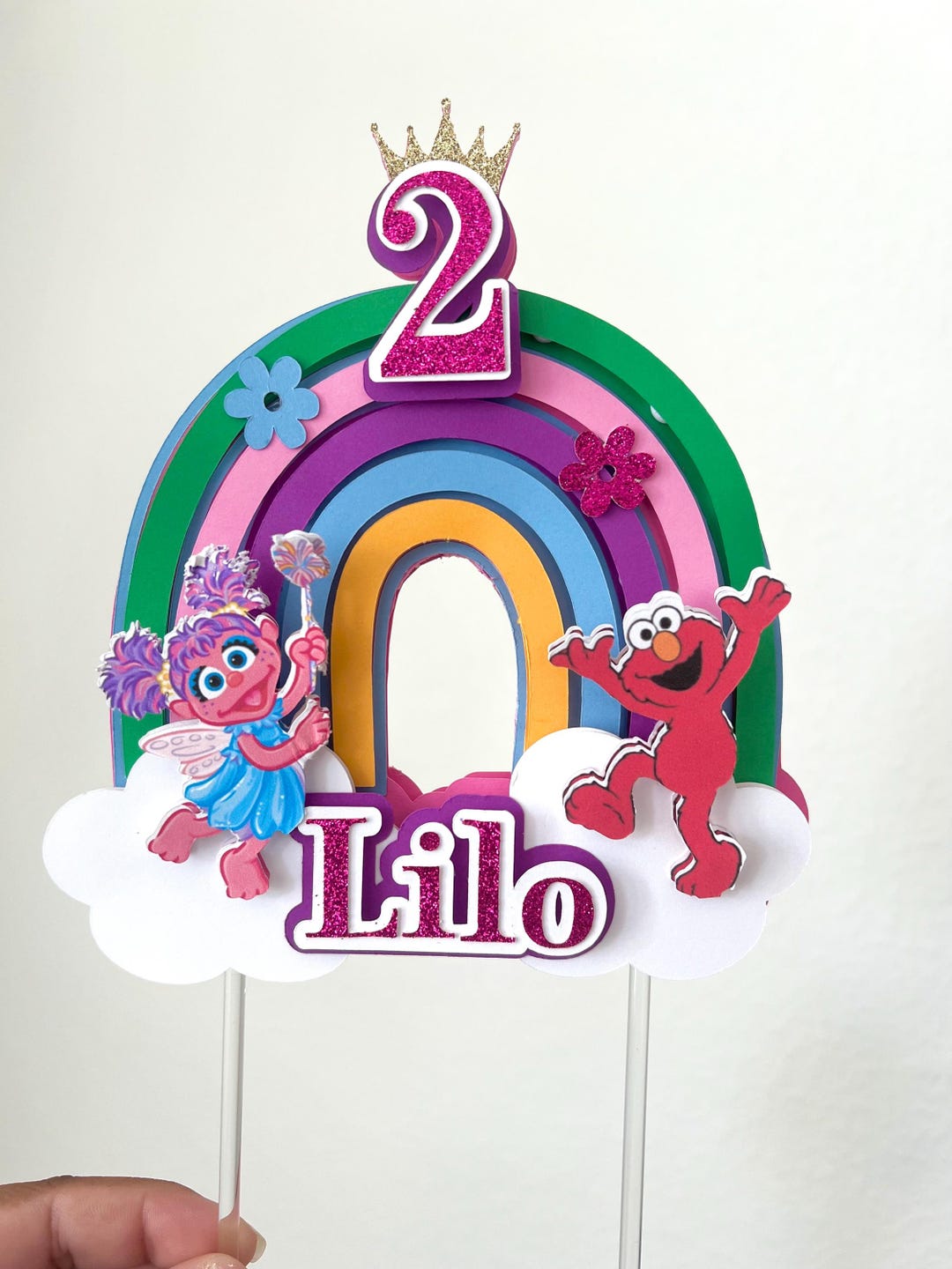 Elmo Cake Topper, Elmo and Abby Birthday, Elmo Birthday Accessories ...