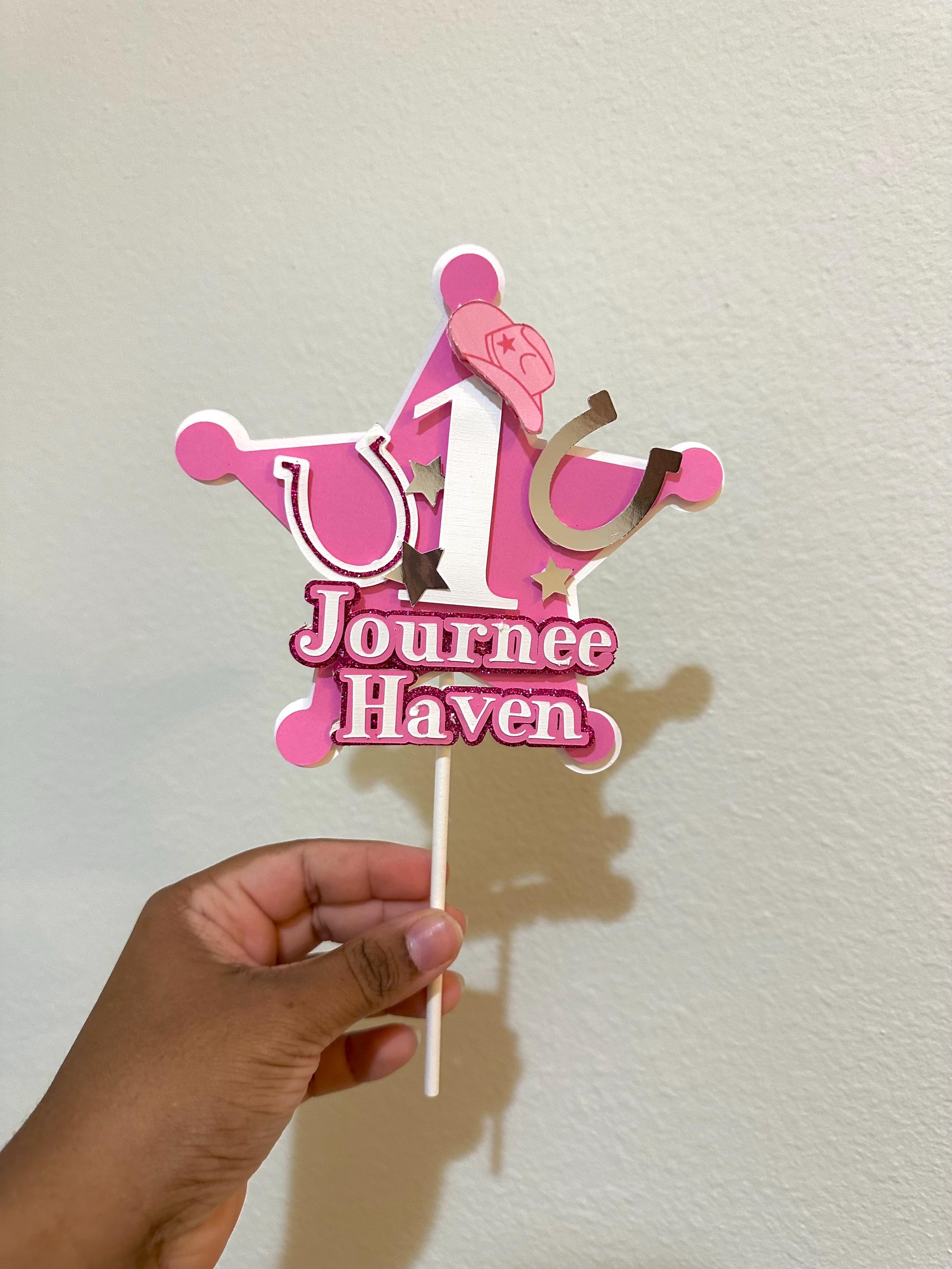 Rodeo Cake Topper, My First Rodeo Cake Topper, Birthday Cake Topper ...