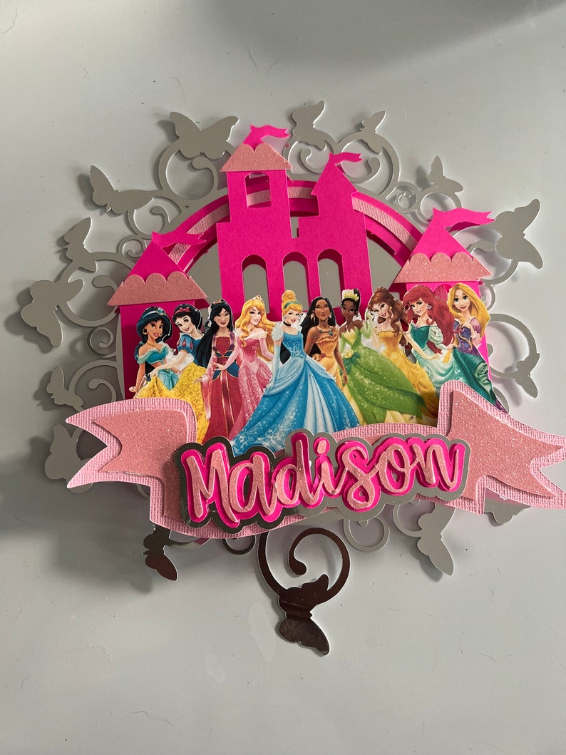Princess Cake Topper, Princess Birthday, Princess Party, Princess ...