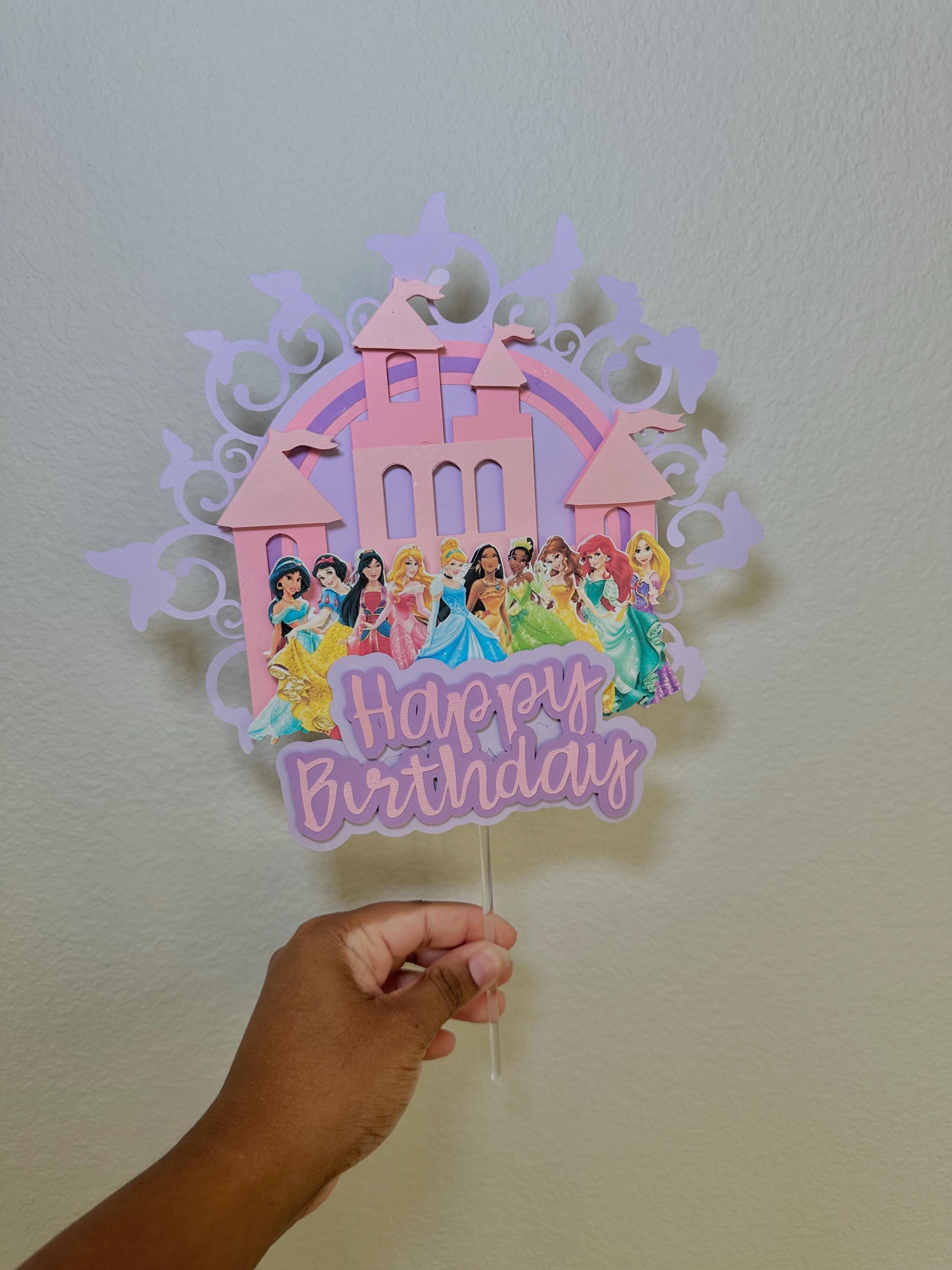 Princess Cake Topper, Princess Birthday, Princess Party, Princess ...