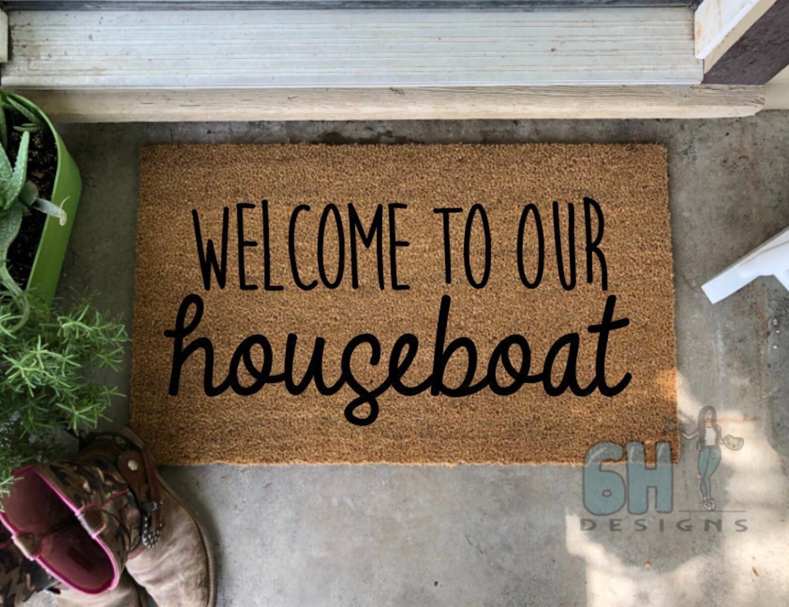 Welcome to Our Houseboat, Lake Lake Decoration, Houseboat Signs ...