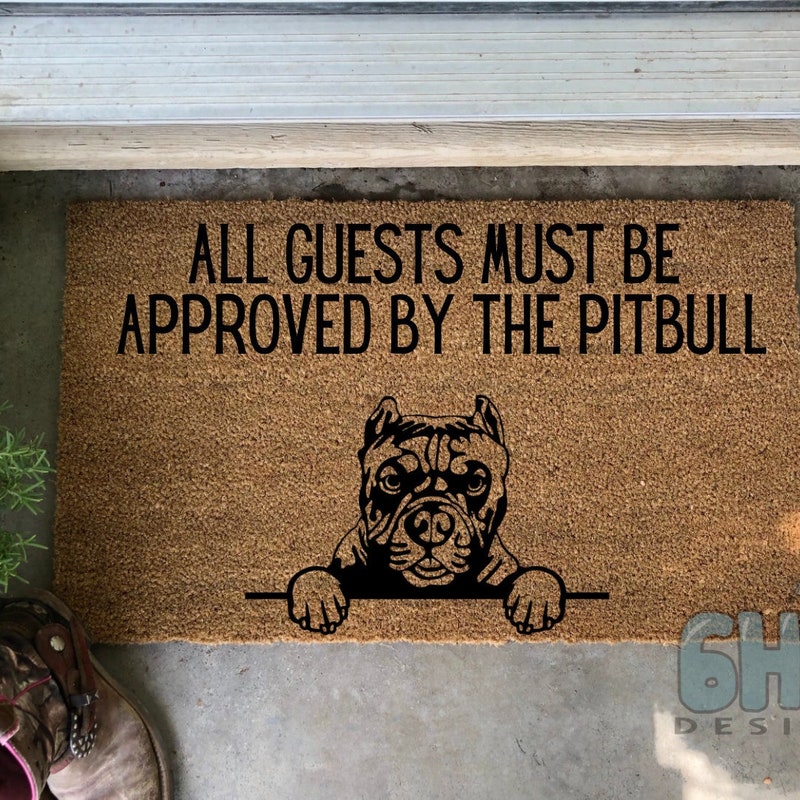 Pitbull Sign - Etsy