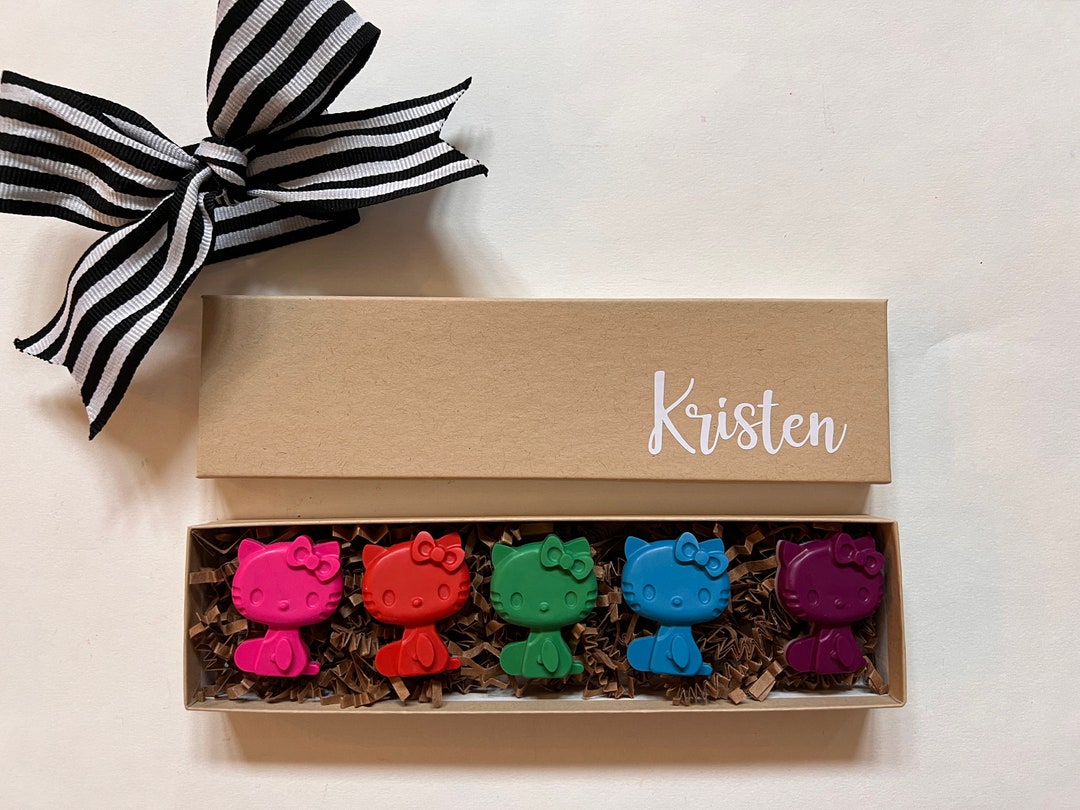 Hello Kitty Crayon, Kids Hello Kitty Birthday Personalized Party Favor ...