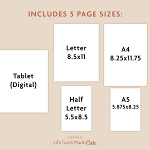 2023-2024 Printable & Digital Planner Pages +goal and Productivity ...