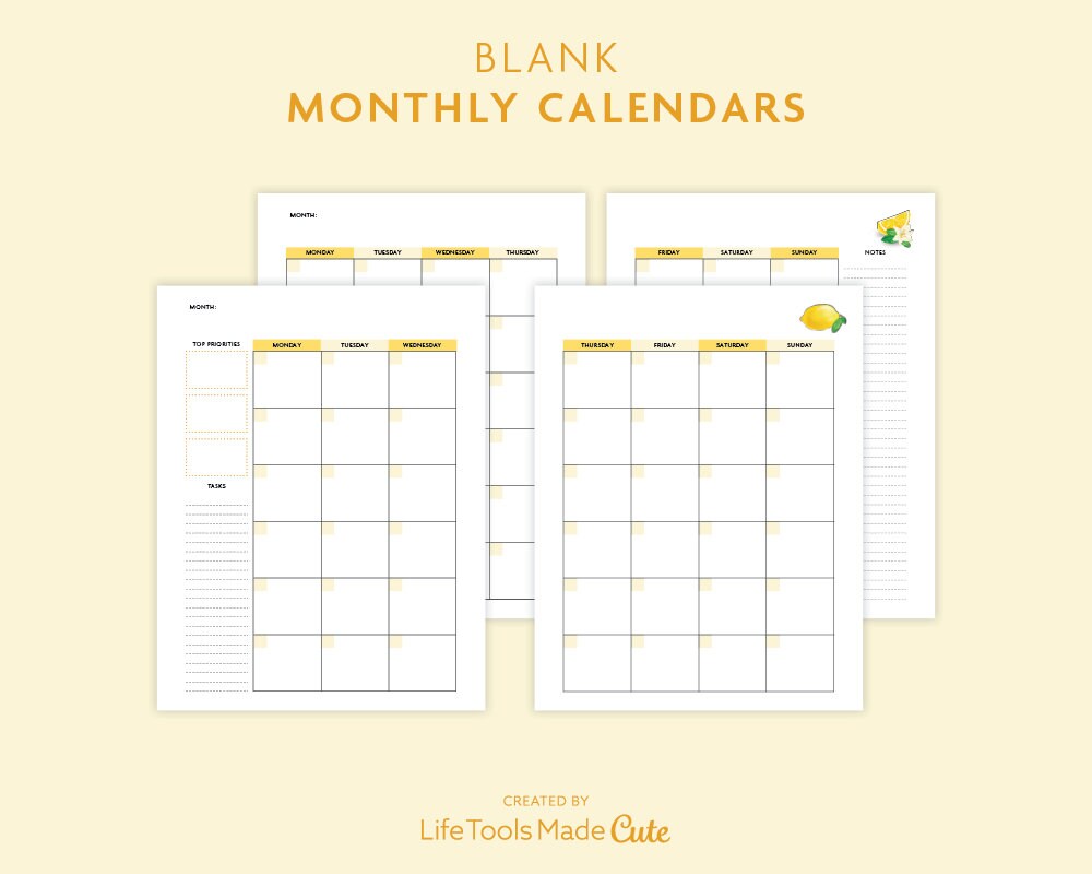 2023-2024 Printable & Digital Planner Pages +productivity Pages: Yearly ...