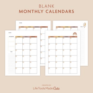 2023-2024 Printable & Digital Planner Pages +goal and Productivity ...