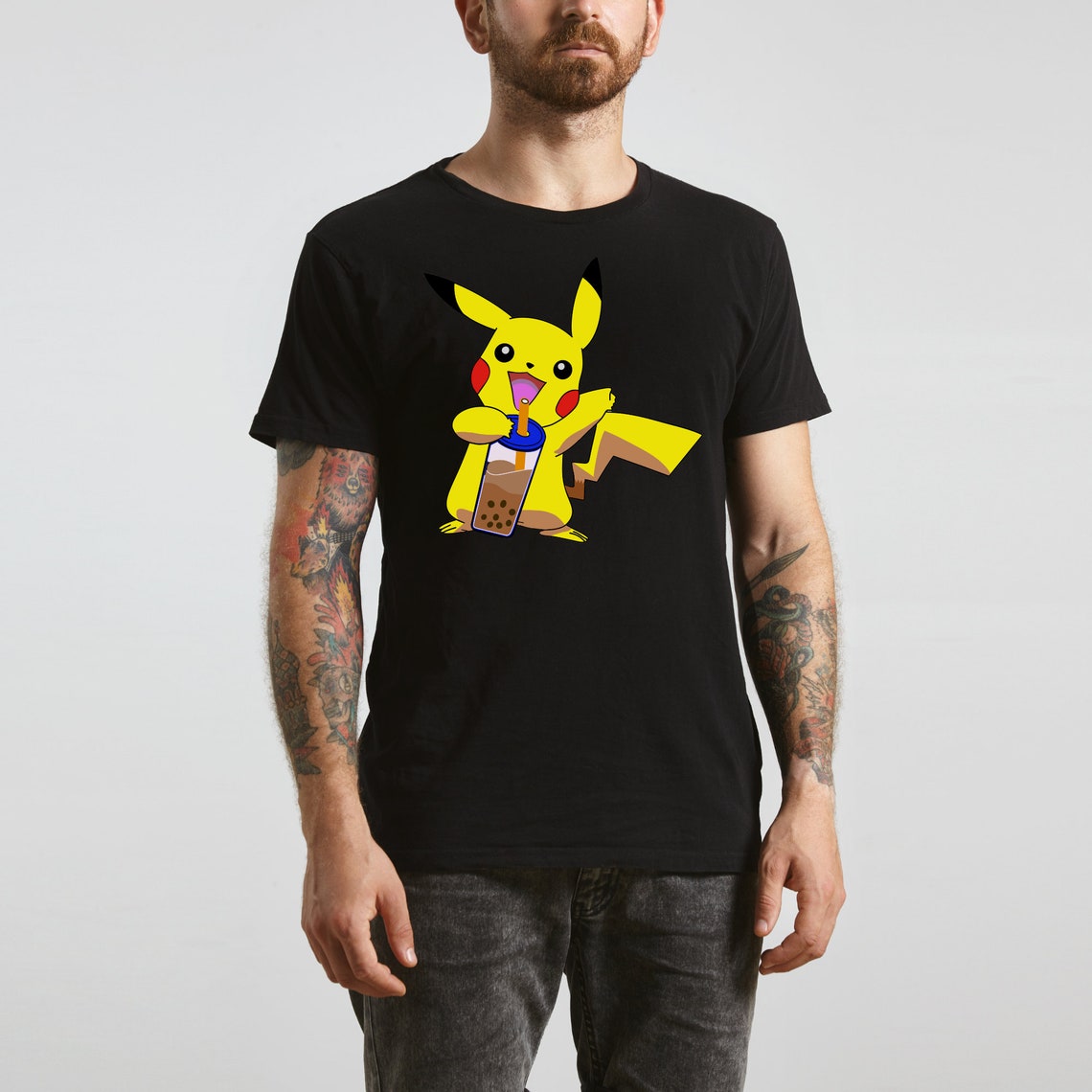 Pikachu Pokemon Boba Drink, Digital SVG, PNG, PDF Download - Etsy
