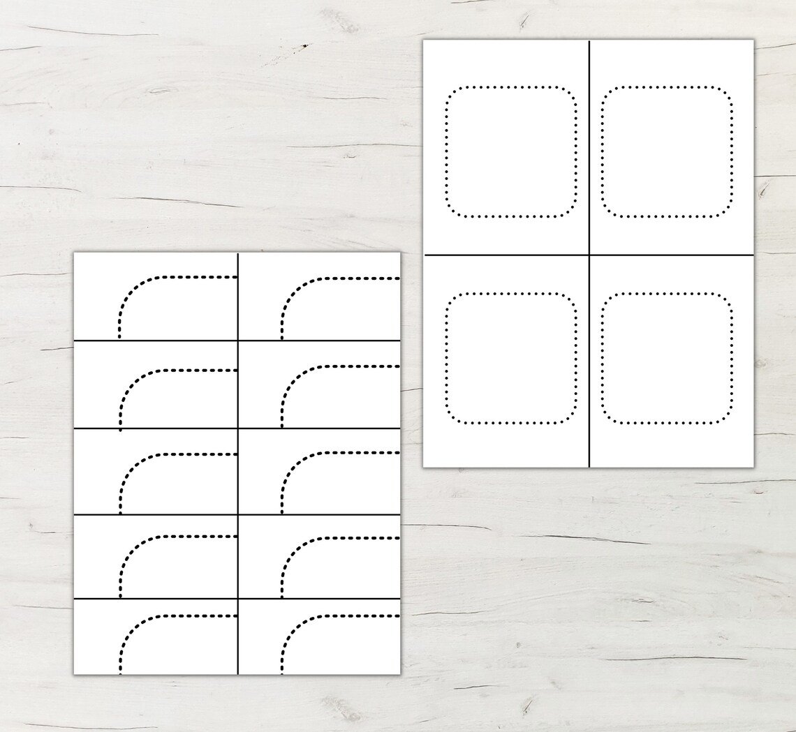 Beginning Scissors Practice Cutting Practice Montessori - Etsy