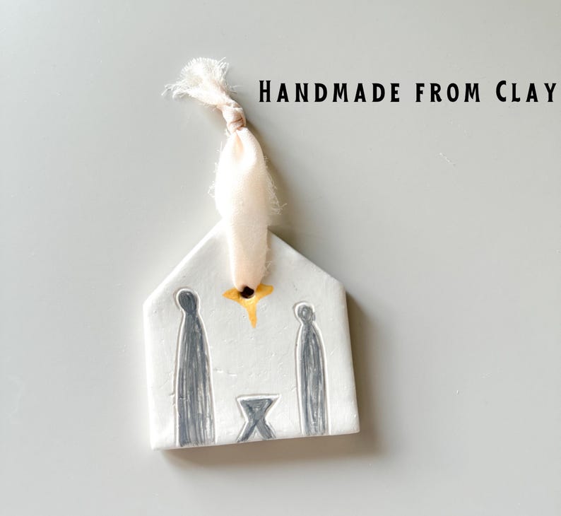 Clay Ornament, Ornaments Christmas, Paint Your Own Ornament, Christian ...