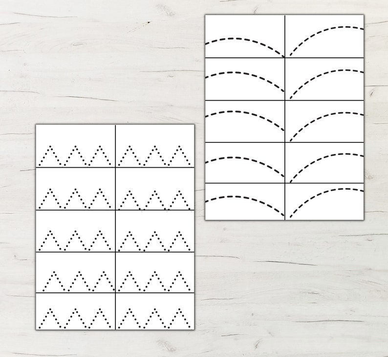 Beginning Scissors Practice Cutting Practice Montessori - Etsy