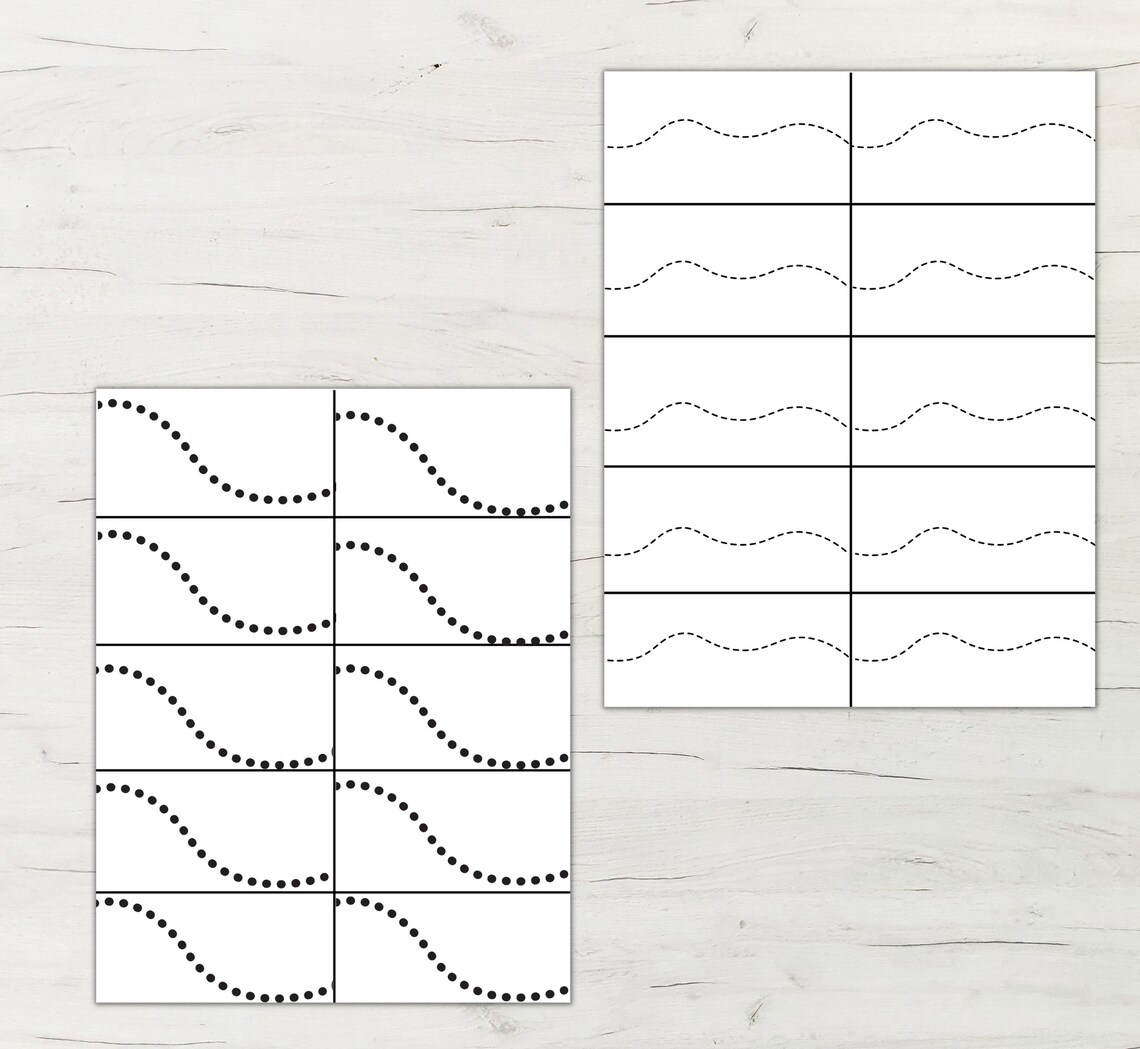 Beginning Scissors Practice Cutting Practice Montessori - Etsy