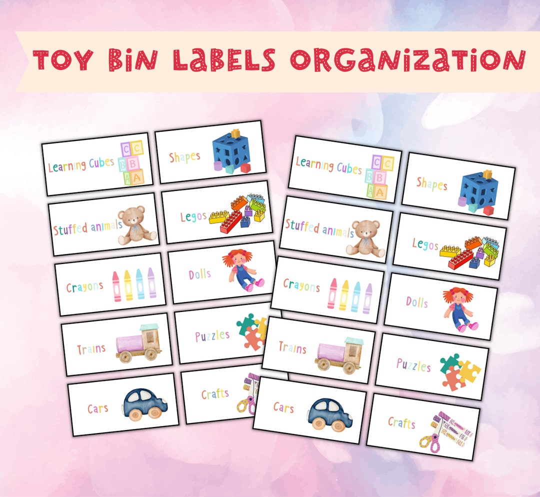 Toy Storage Labels I Printable Toy Trofast Bin Storage Labels ...