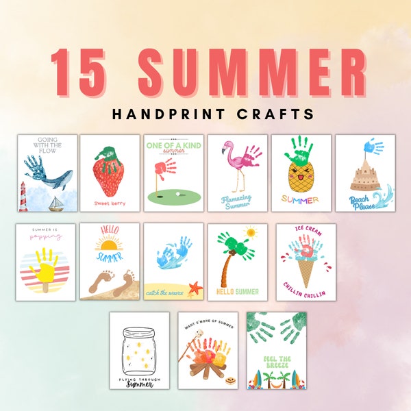 Handprint Craft - Etsy