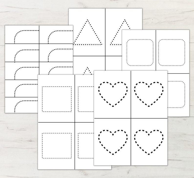 Beginning Scissors Practice Cutting Practice Montessori - Etsy