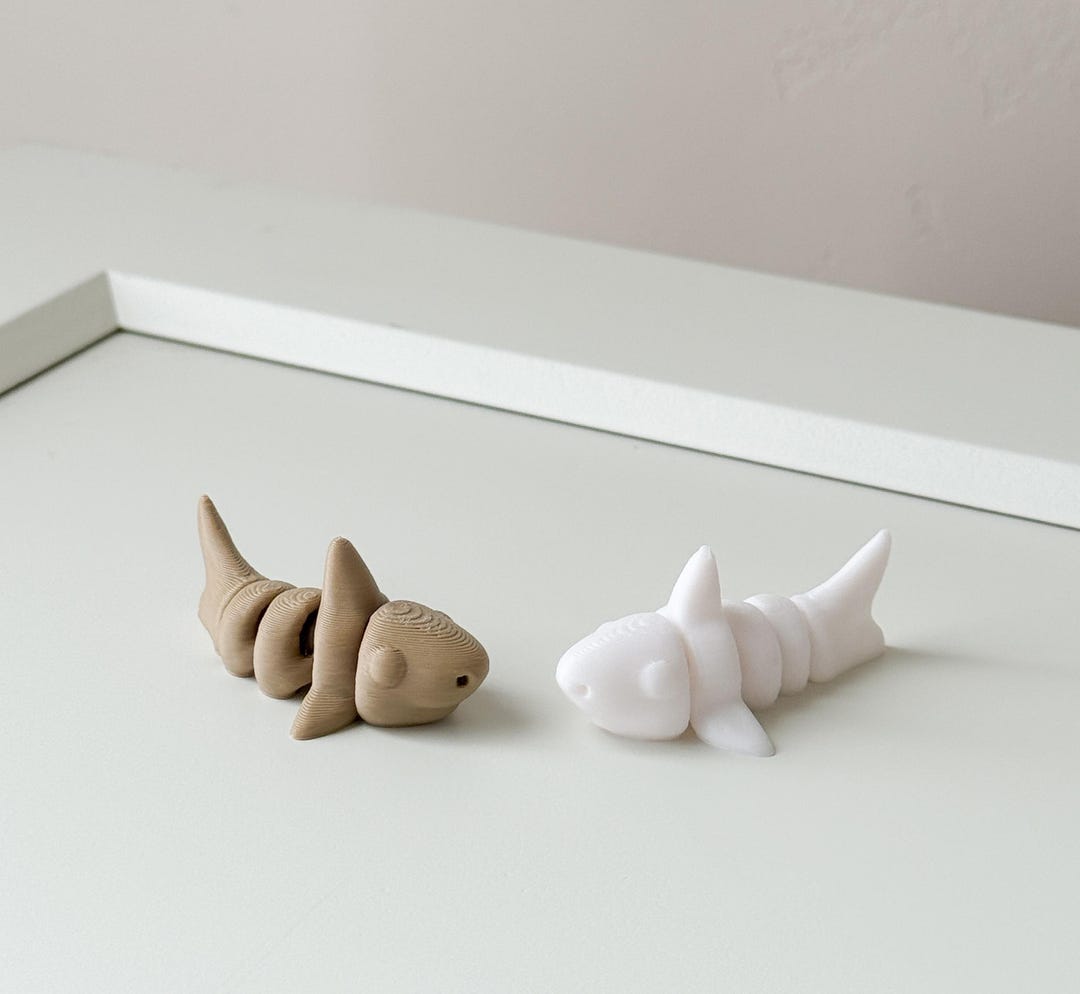 Small Fidget Toy, Miniature Shark, Mini, Funny Gift, Sensory Toy, Party ...