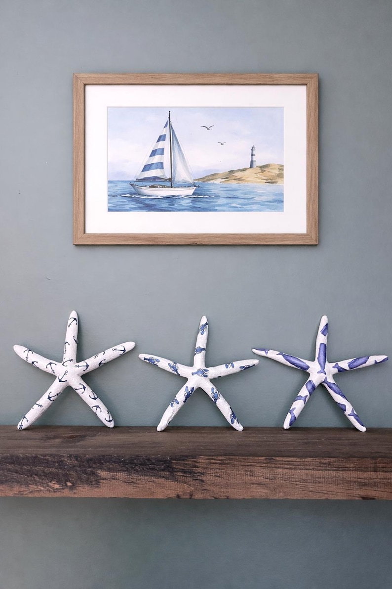 Blue Lobsters Home Decor - Whales, Anchors, Maine Lobsters, American ...