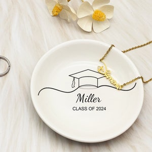 Graduation Jewelry Dishgraduation Gift for Herpersonalized Trinket ...
