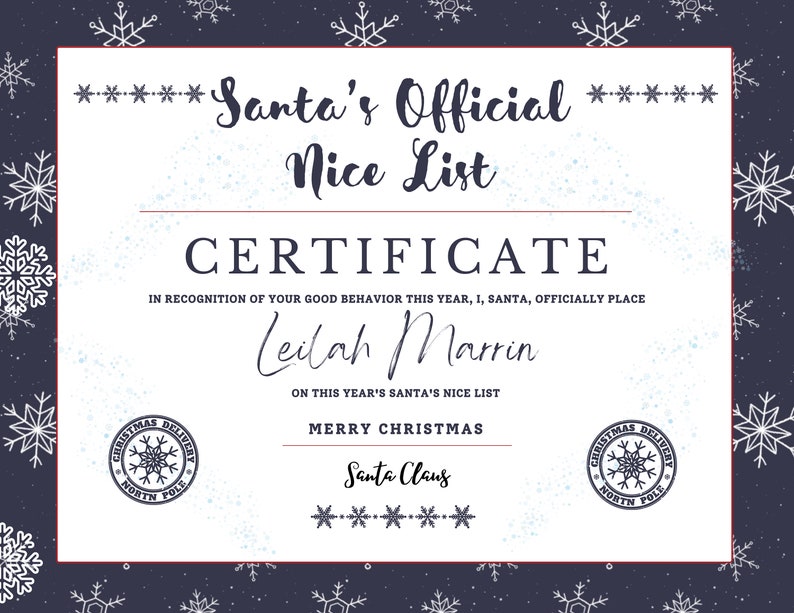 Personalized Santa Letter Set - Etsy