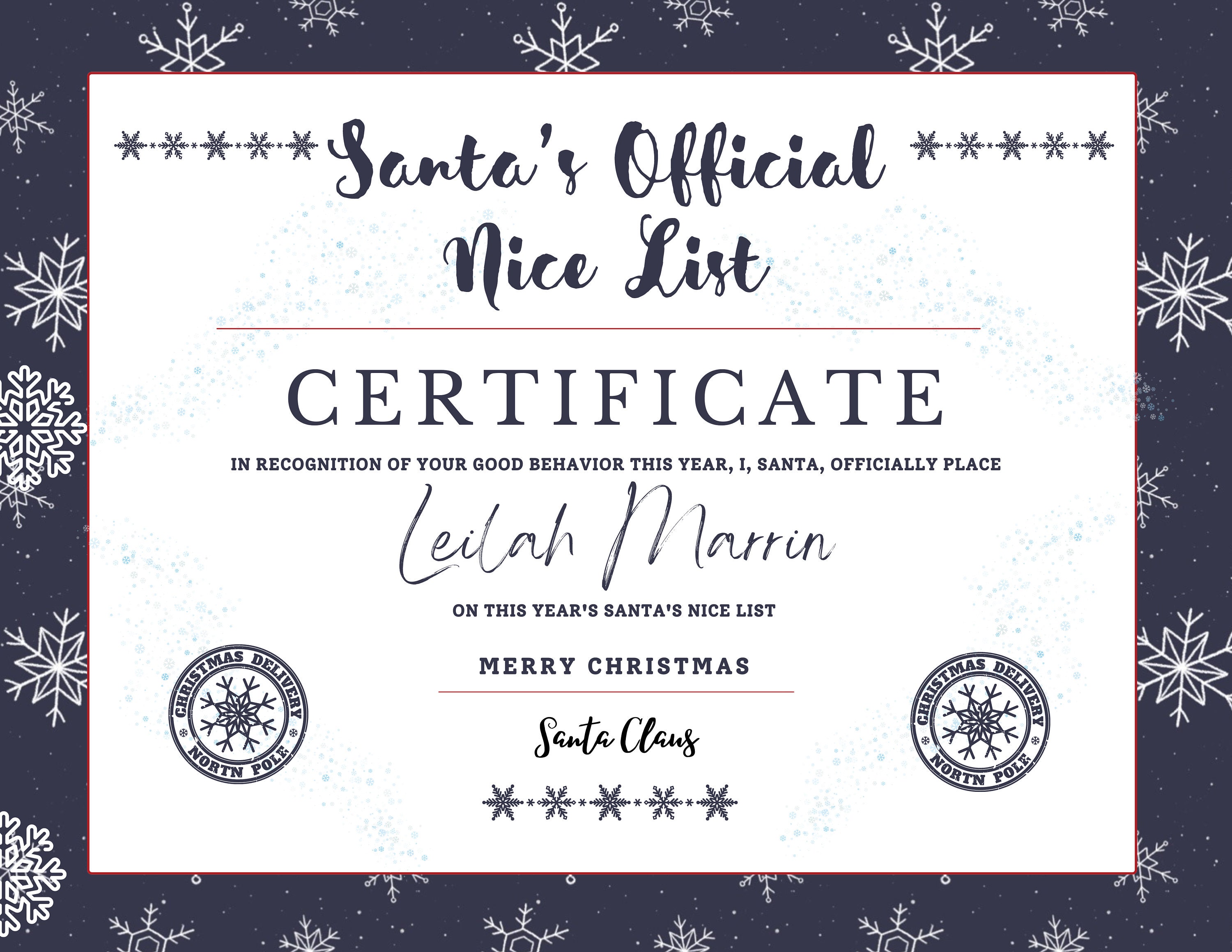 Personalized Santa Letter Set - Etsy