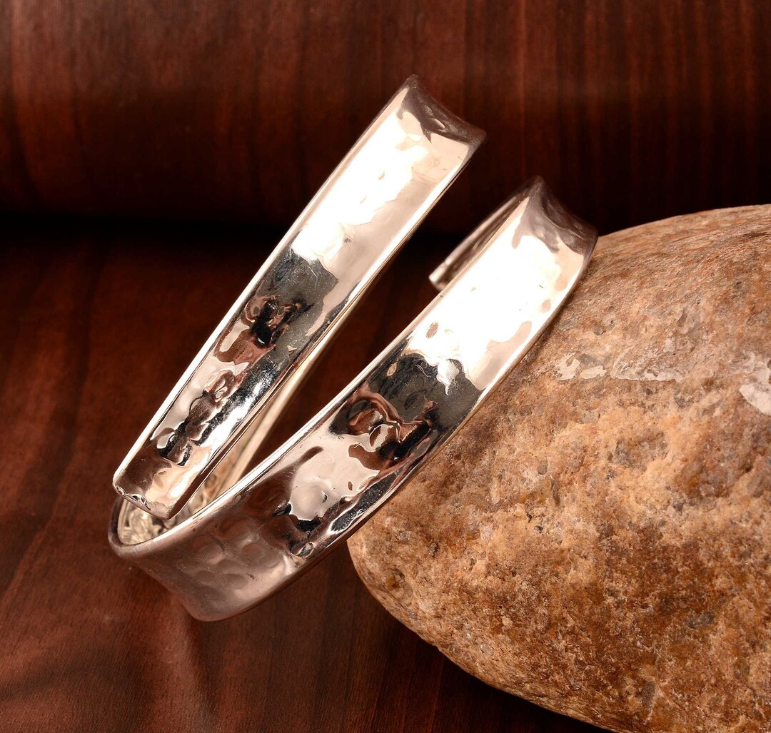 Hammered Minimalist Simple Arm Band / Upper Arm Cuff / Arm Band / Upper ...