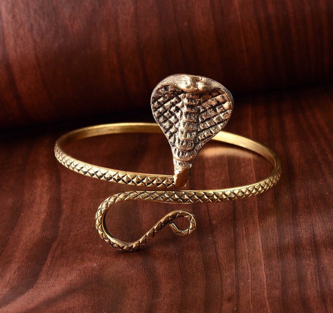 Snake Upper Arm Bracelet, Gold Snake Bracelet, Gold Bracelet, Snake ...