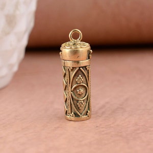 Poison Pendant, Gold Pendant, Locket Necklace, Secret Message Pendant ...