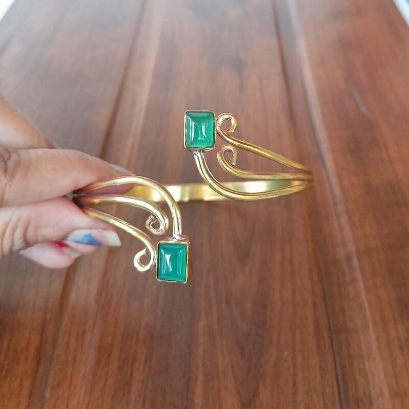 Gold Arm Band - Etsy