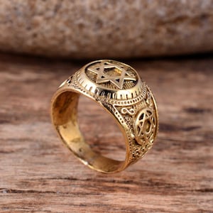 Star of David Ring. Jewish Star Ring. Star Ring Jewelry. Archangels ...