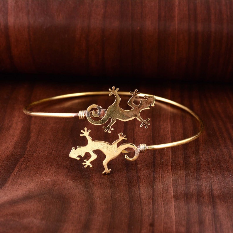 Lizard Upper Arm Bracelet, Made of Brass, Brass Body Jewelry, Handmade ...