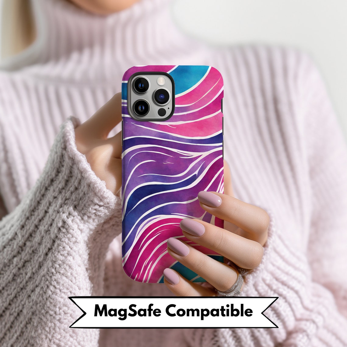 Magsafe Subtle Bi Pride iPhone Case Subtle Bi Flag Phone Case Subtle ...