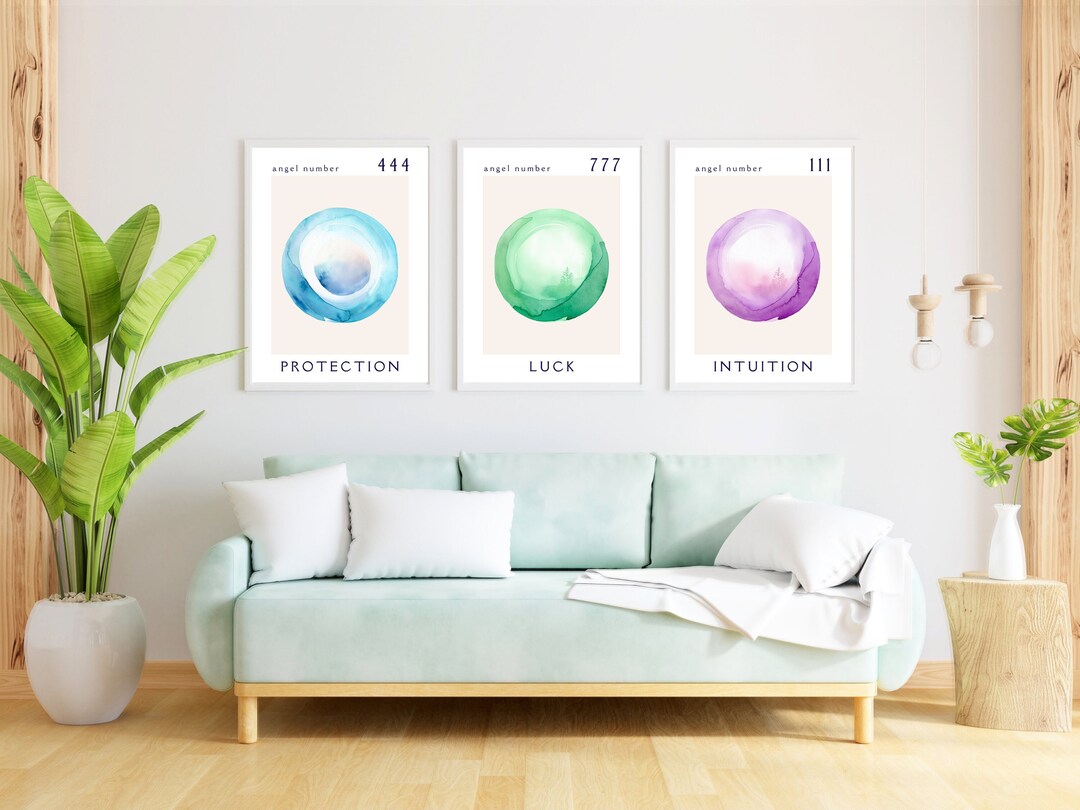 777 Angel Number Poster Clean Girl Aesthetic Aura Wall Art Angel ...