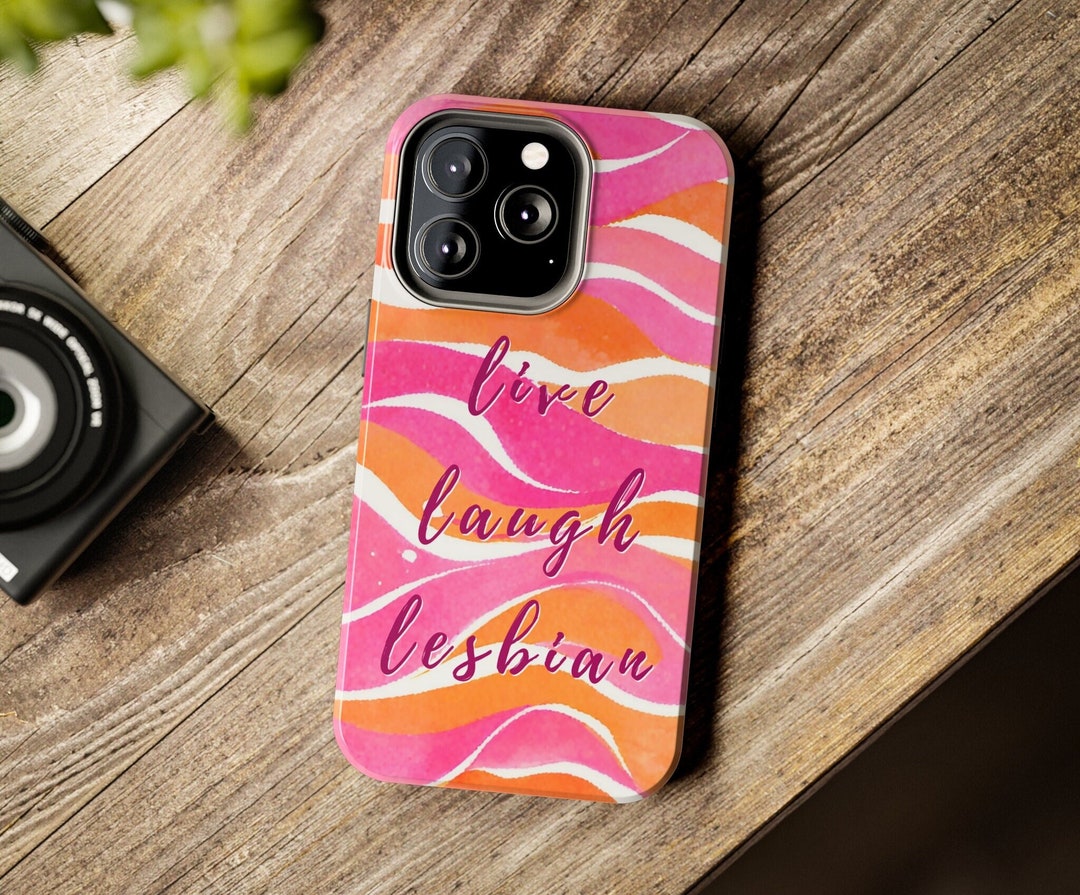 Live Laugh Lesbian Pride Phone Case Lesbian Phone Case Pride iPhone ...