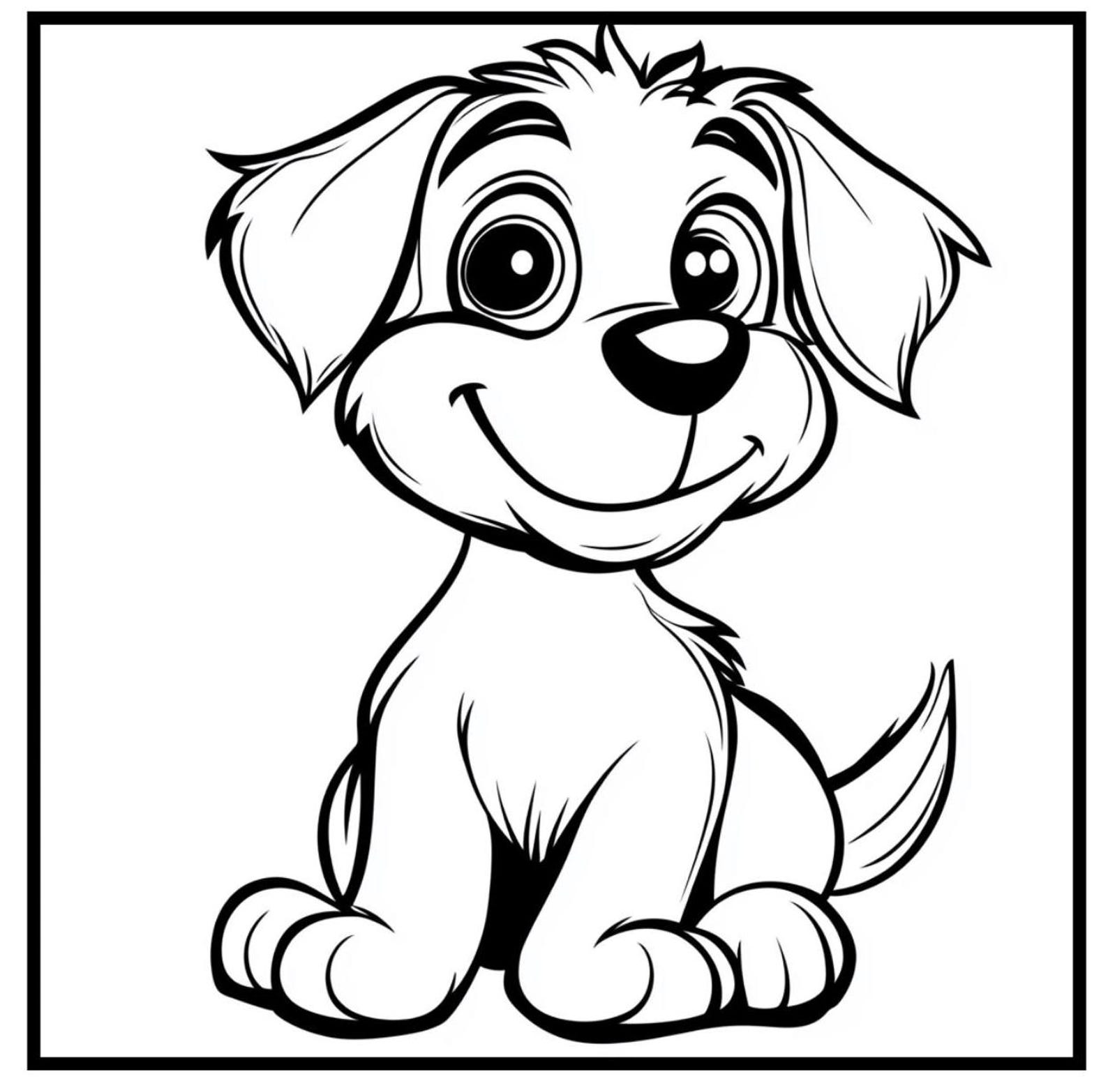 PUPPY PALS VOLUME 3 Coloring Pages, Set of 10, Creative Activity, Puppy ...