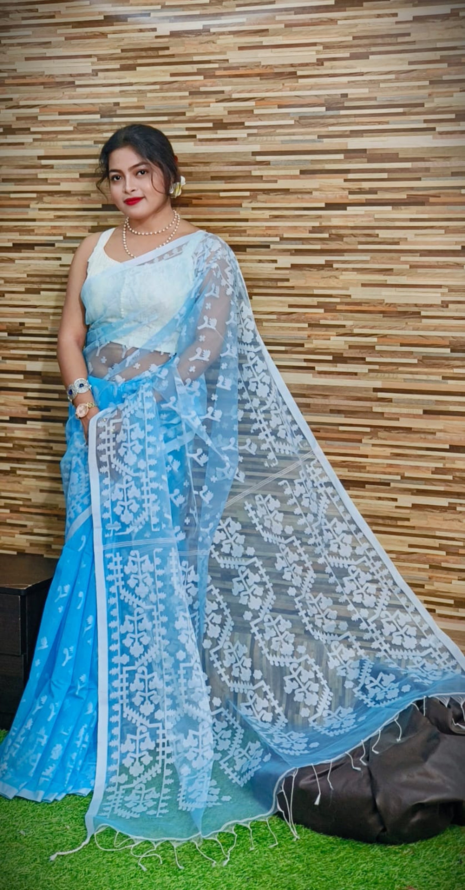 Jamdani Saree | Indian Bengali Traditional Saree|alankari Resom Jamdani ...