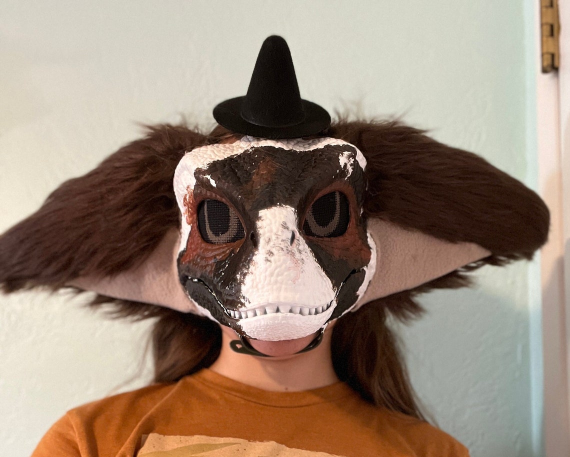 Dino Mask With Furred Ears - Etsy