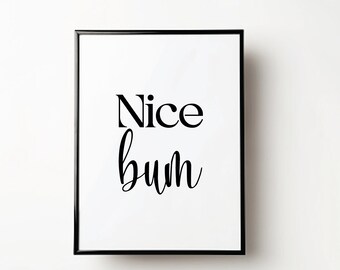 Bum Poster Download - Etsy