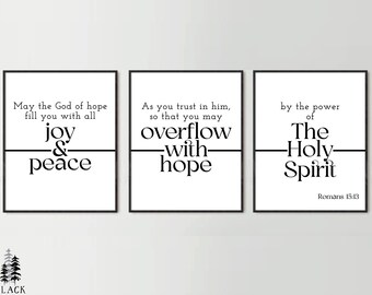 Romans 15 13 Poster - Etsy